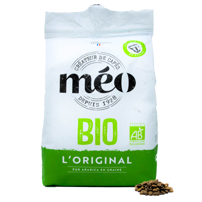 Café En Grains Café Méo - L'Original Biologique - 500 Gr
