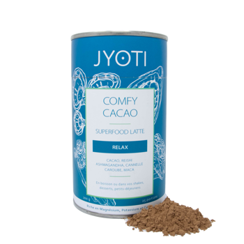 Jyoti Comfy Cacao Mix Superaliments Relax Boite En Carton 360 G